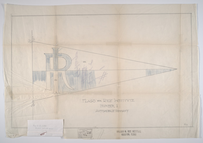 Automobile Pennant | Rice History Corner
