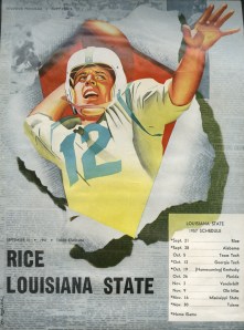 Football, 1957: LSU | Rice History Corner