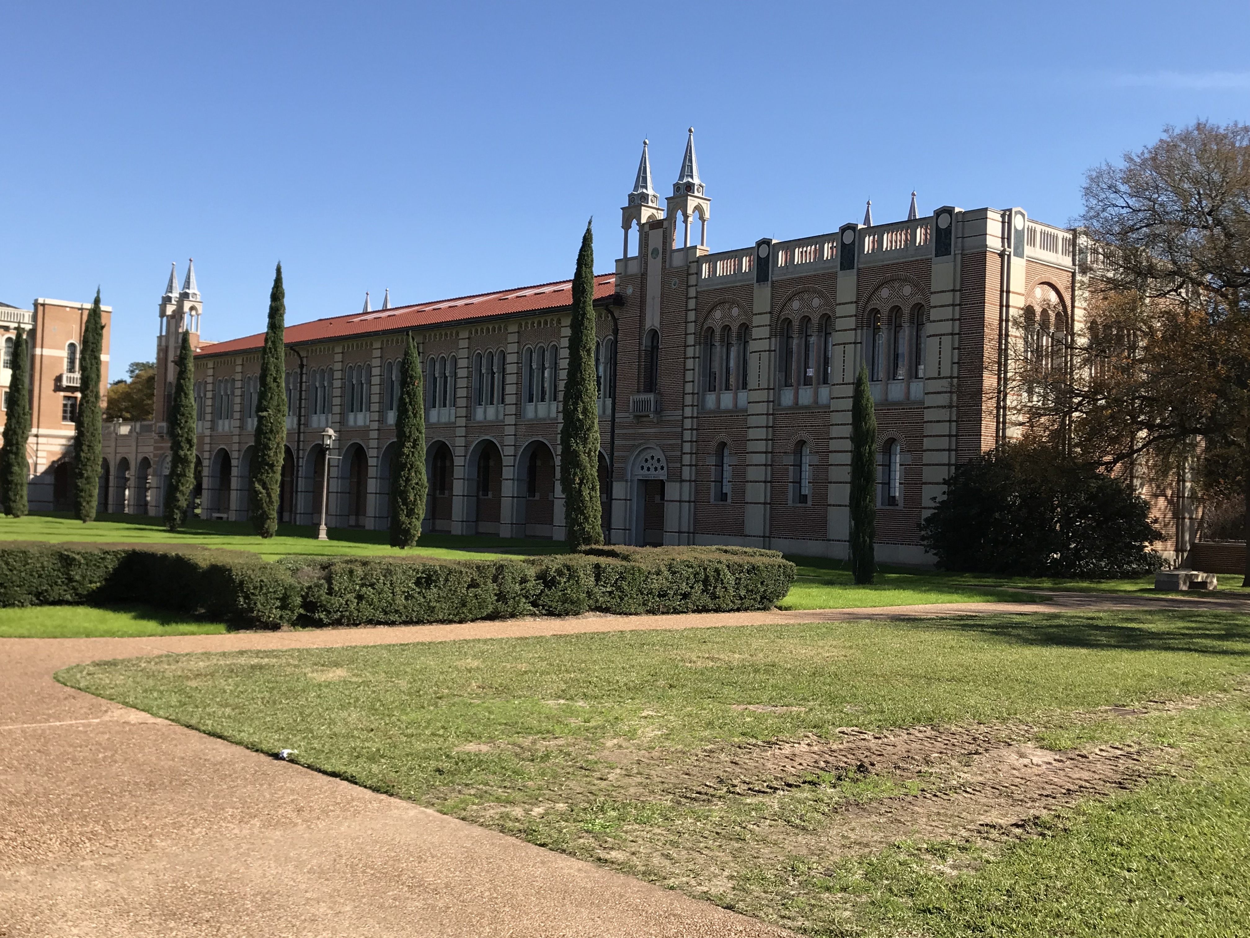 Sewall Hall vs. Physics Building | Rice History Corner