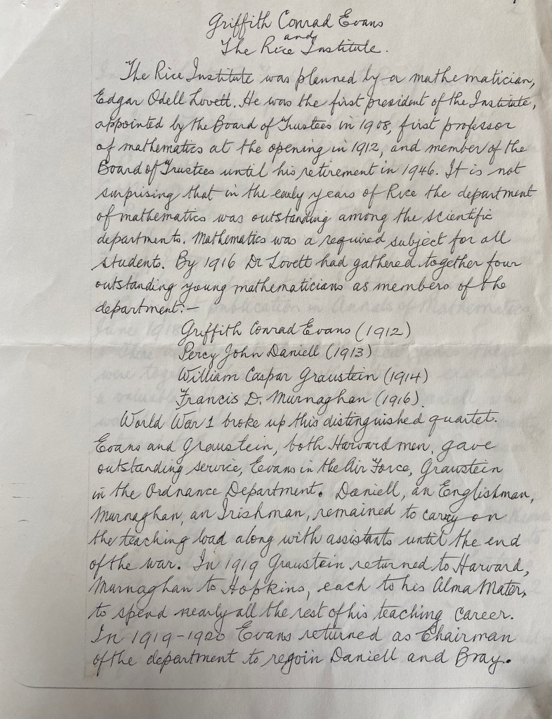 I Made A Mistake In One of Those Math Department Posts | Rice History ...