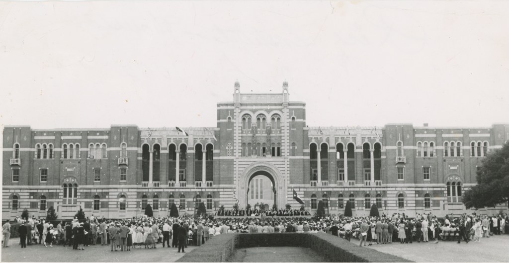 Where Was Commencement? | Rice History Corner